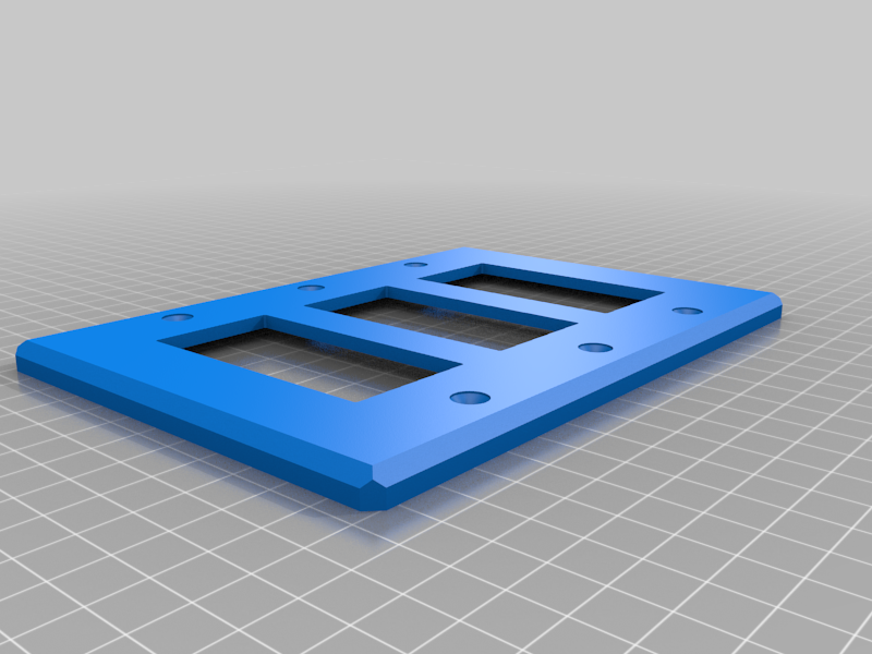 Free STL file Wall switch cover plates 🏠 (SCAD)・Template to download ...