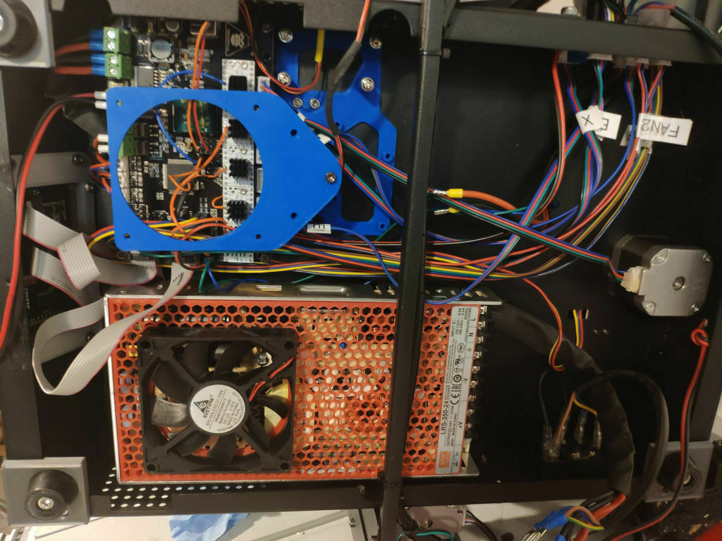 Free 3D file (Updated) MeanWell LRS-350 / RSP-320 power supply adapter for Anycubic i3 Mega ...