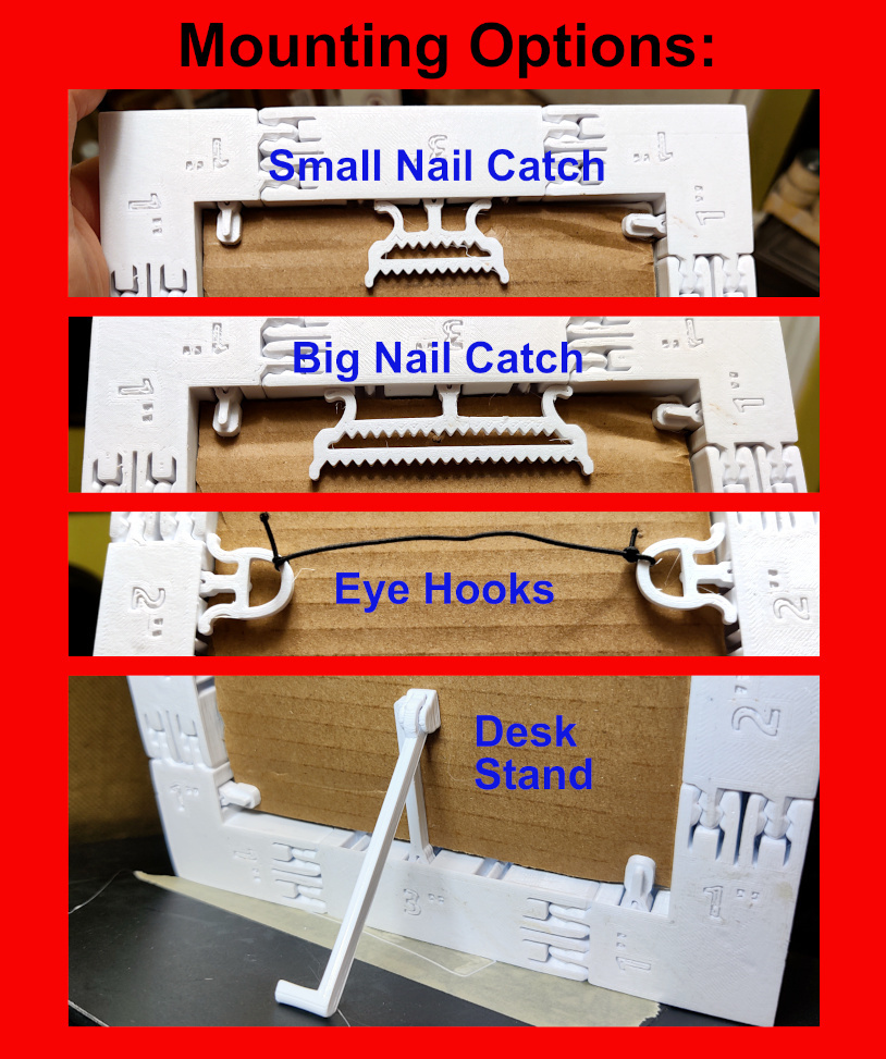 Free STL file Snap-Together Modular Picture Frame - Fits Any Size ...