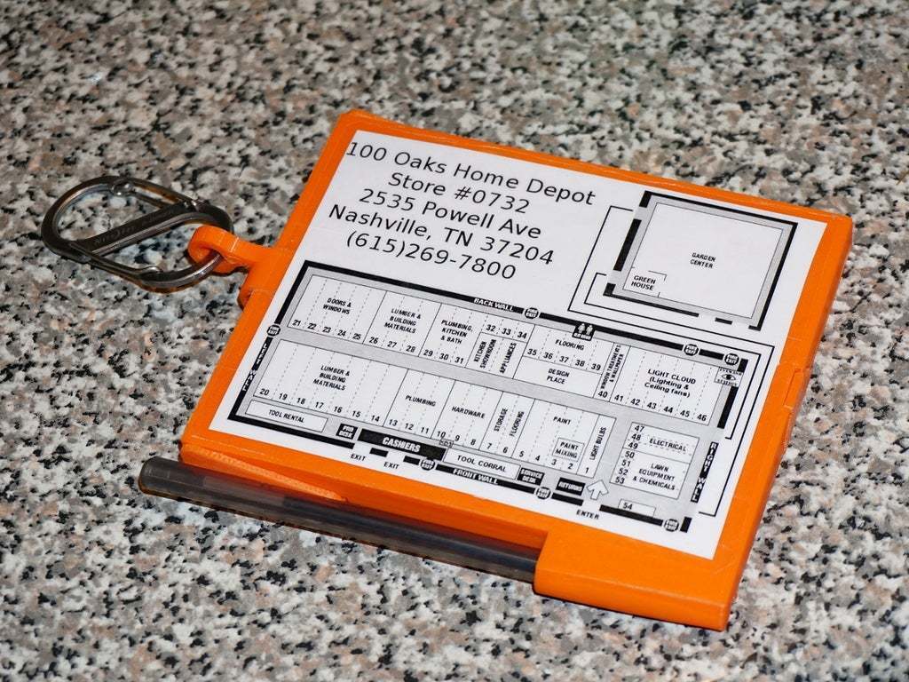 🎫 Home Depot "Cut Ticket" Notebook Holder #RetailTools UPDATED 2015-05 ...