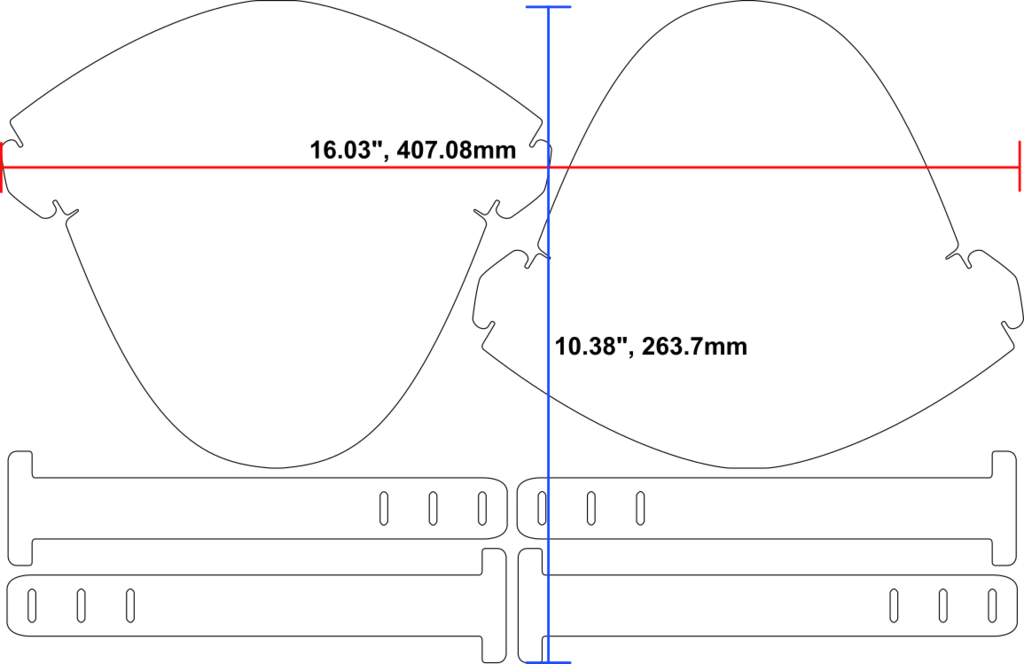 SVG-Datei Cricut DIY Face Shield - 11"x17" Binder Covers, 65 Cents Per ...