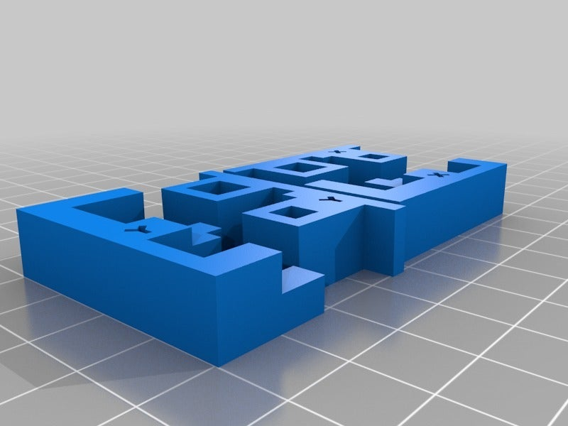 Free STL file Calibration box to fine tune Default Extrusion Width, X/Y ...