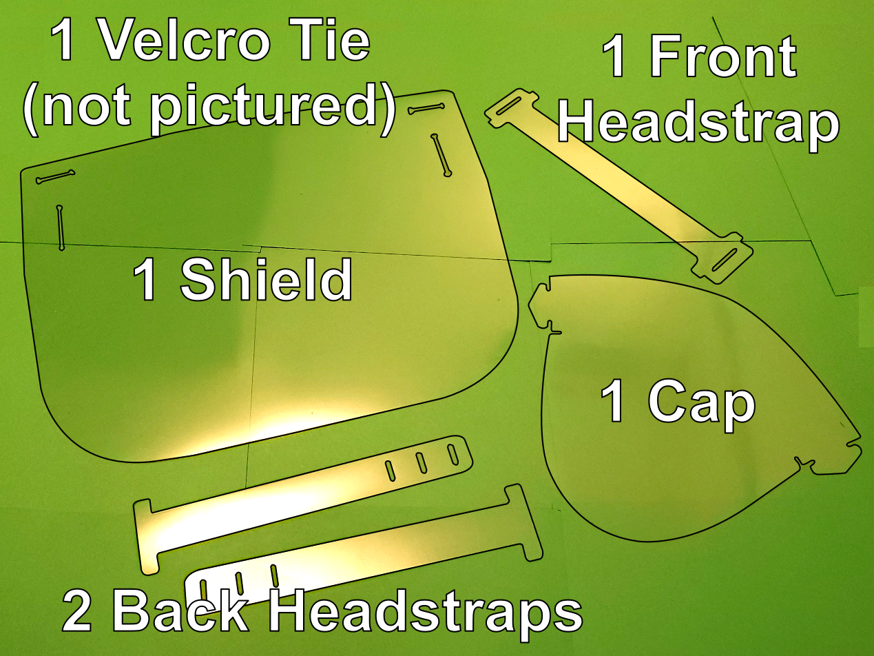 🛡️ Cricut DIY Face Shield - Uses Binder Covers, 65 Cents Per Shield ...