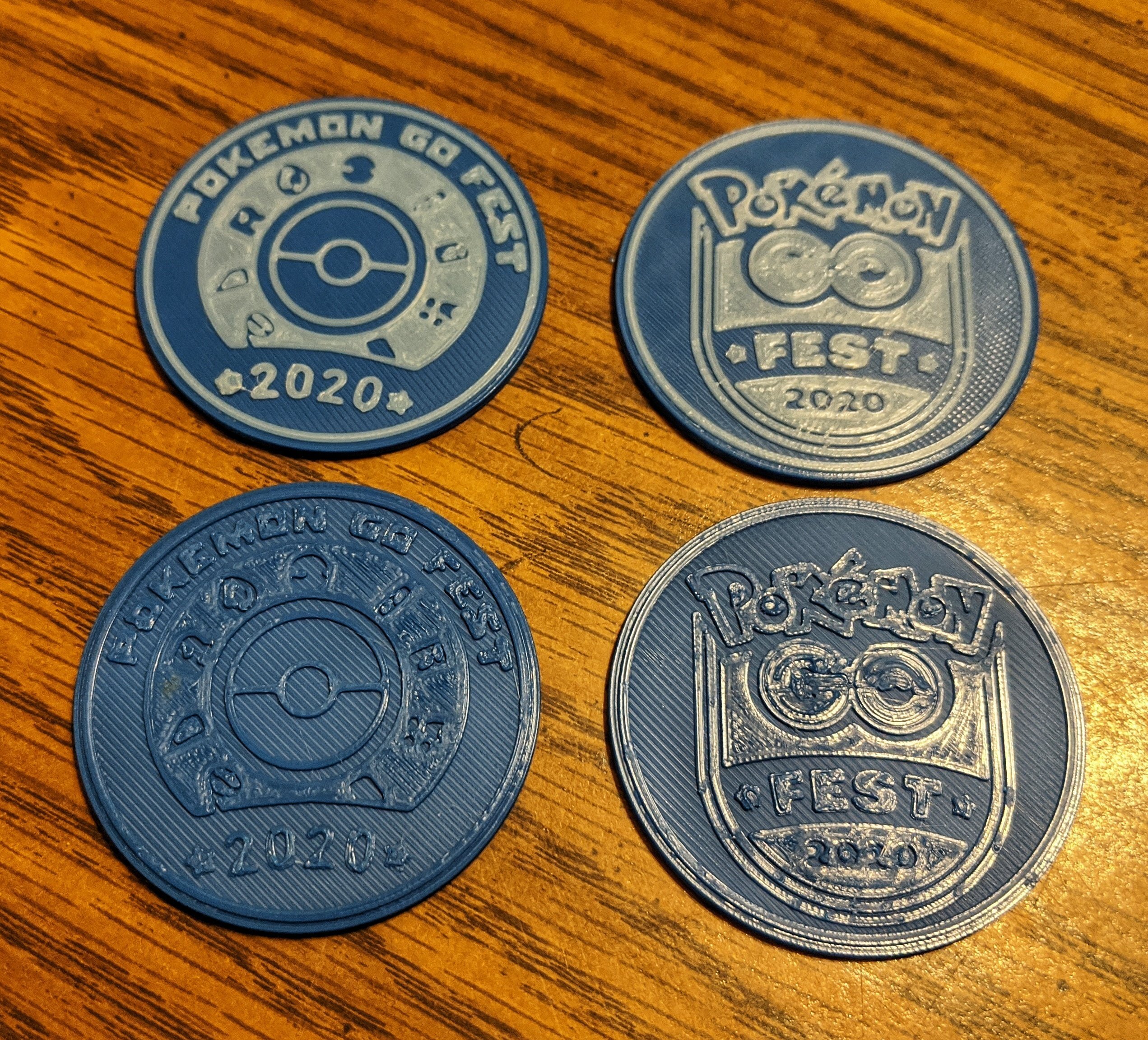 3D printable Pokemon Go FEST 2020 - Coin・Cults