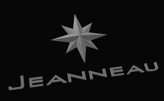 Free 3D file LOGO JEANNEAU 🚩 ・3D print model to download・Cults