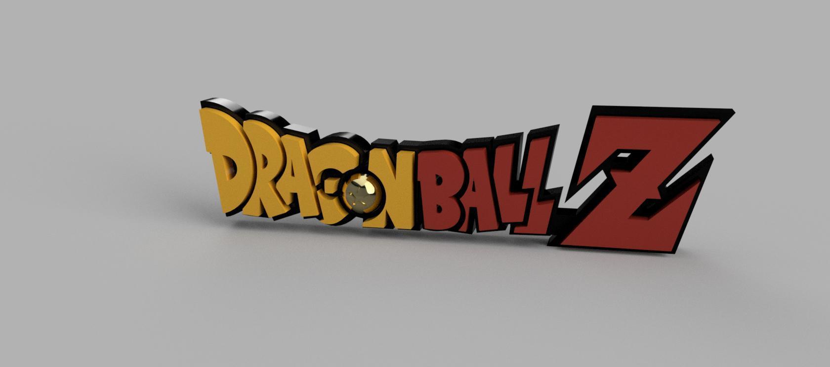 Descargar archivo STL gratis Logotipo de la DBZ 💬 ・Modelo para la ...