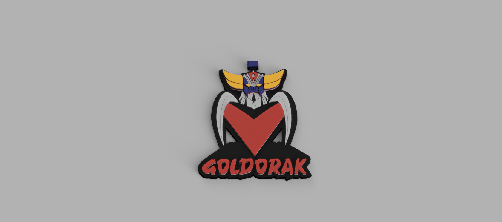 Fichier STL gratuit Logo Goldorak 👽 ・Objet à télécharger et à imprimer ...