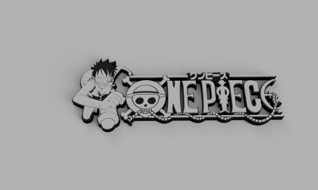 🚩 One Piece Logo・ STL File for ・Cults