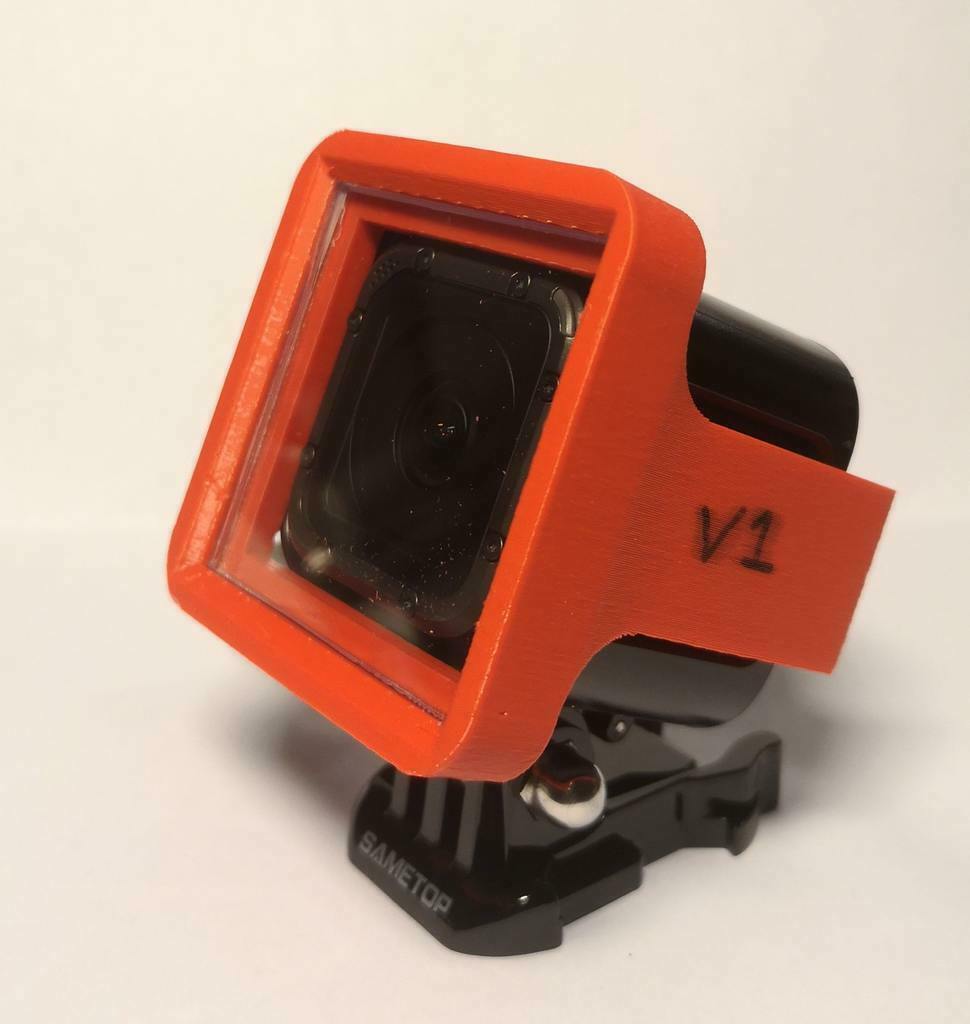 Free 3D file GoPro Session 4/5 lens shield 🛡️ ・3D printable model to ...