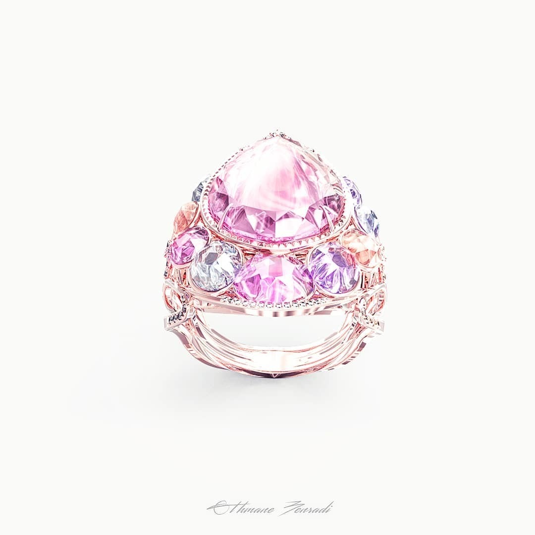 Free STL file Jasmine Ring 💍 ・3D printer model to download・Cults