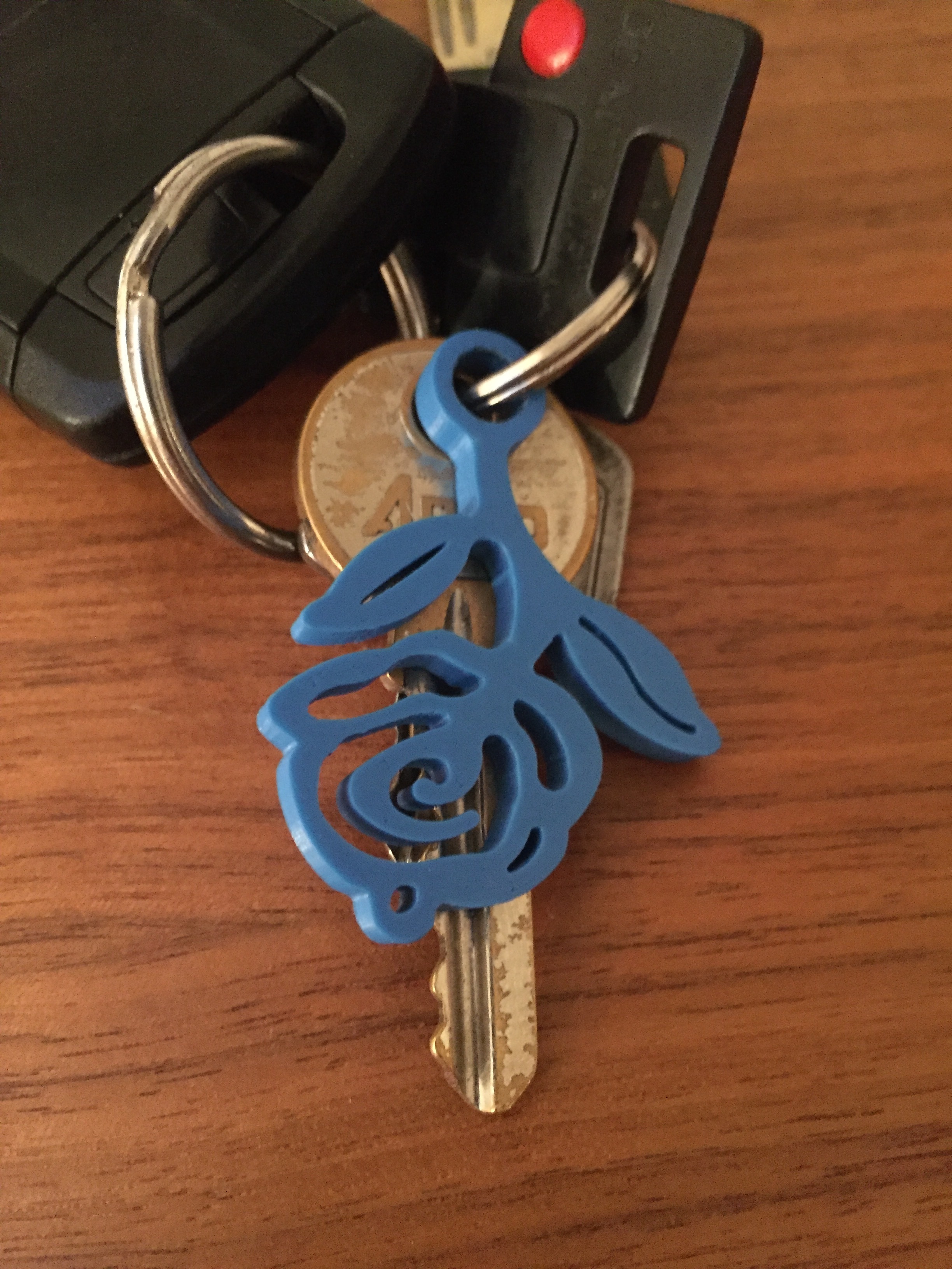 Free STL file Rose keychain 🌹 ・3D printable model to download・Cults