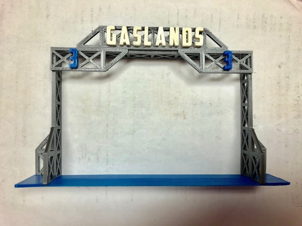 Free 3D file Gate Numbers and Gate Base for tabletop-terrain Gaslands ...