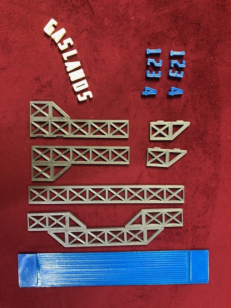 Free 3D file Gate Numbers and Gate Base for tabletop-terrain Gaslands ...