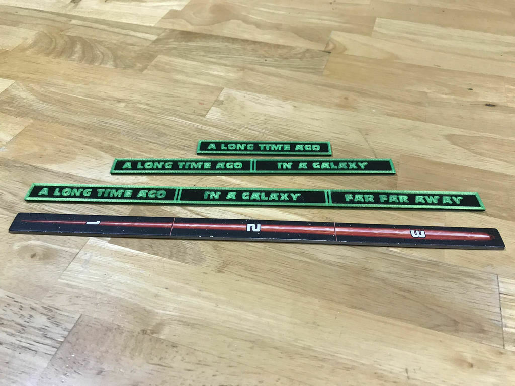 🚀 XWing Range Ruler - OpenSCAD Editable・Free 3D File for ・Cults