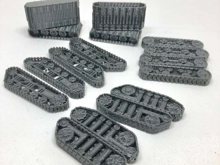 Работа Gaslands - Tank Tread Upgrades с возможностью распечатки в 3D・Cults