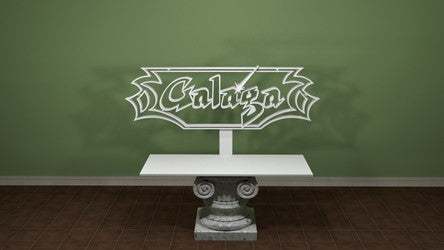 STL file Galaga Logo 🕹️ ・Template to download and 3D print・Cults