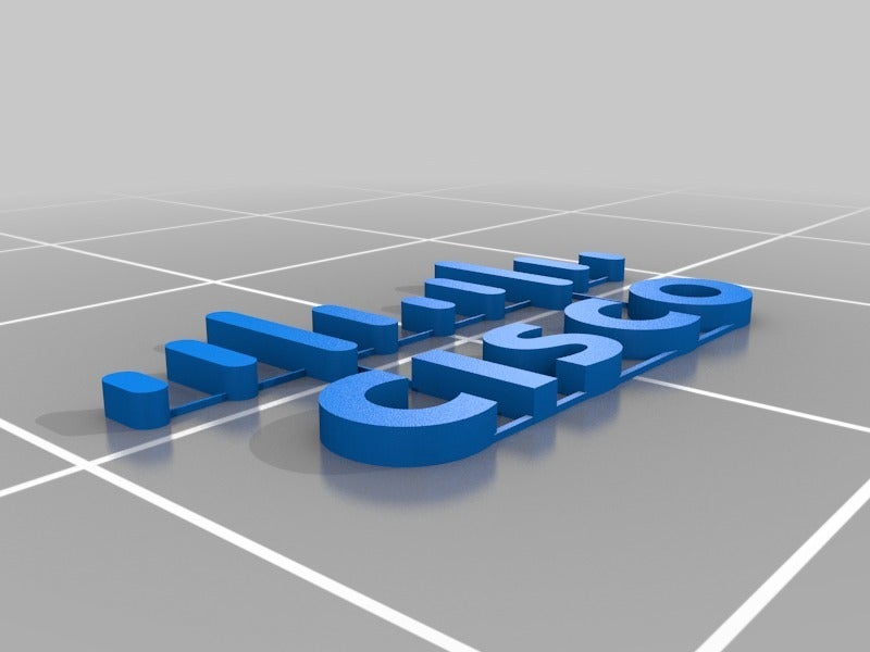 🚩 Cisco Logo・Free STL File for ・Cults