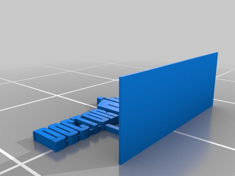 STL file Doctor Who Logo 🩺 ・Template to download and 3D print・Cults