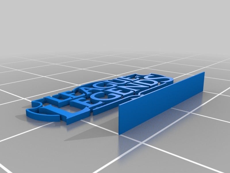 STL file League of Legends Logo 🚩 ・3D printer model to download・Cults