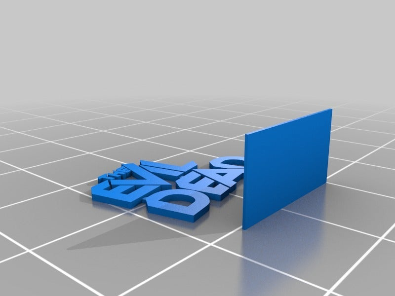 STL file The Evil Dead Logo 😵 ・Model to download and 3D print・Cults