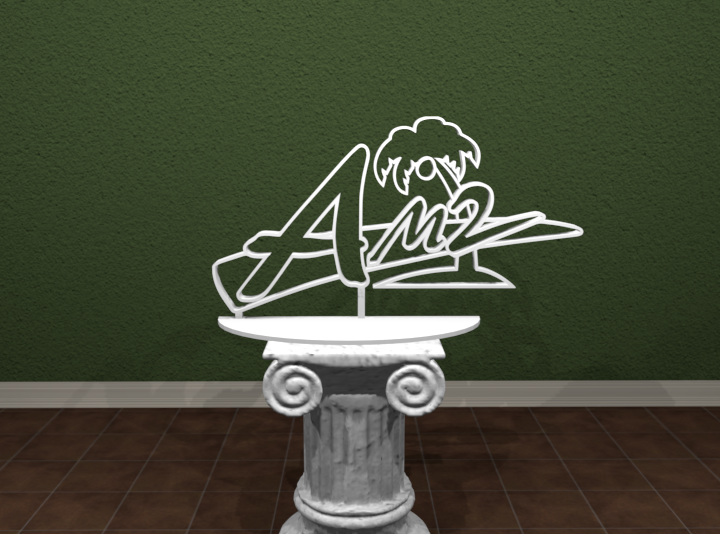 STL file AM2 Logo! 🚩・3D printing design to download・Cults