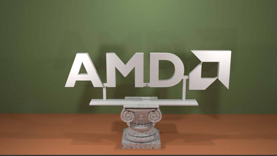 Free STL file AMD Logo 🖥️ ・3D printer model to download・Cults