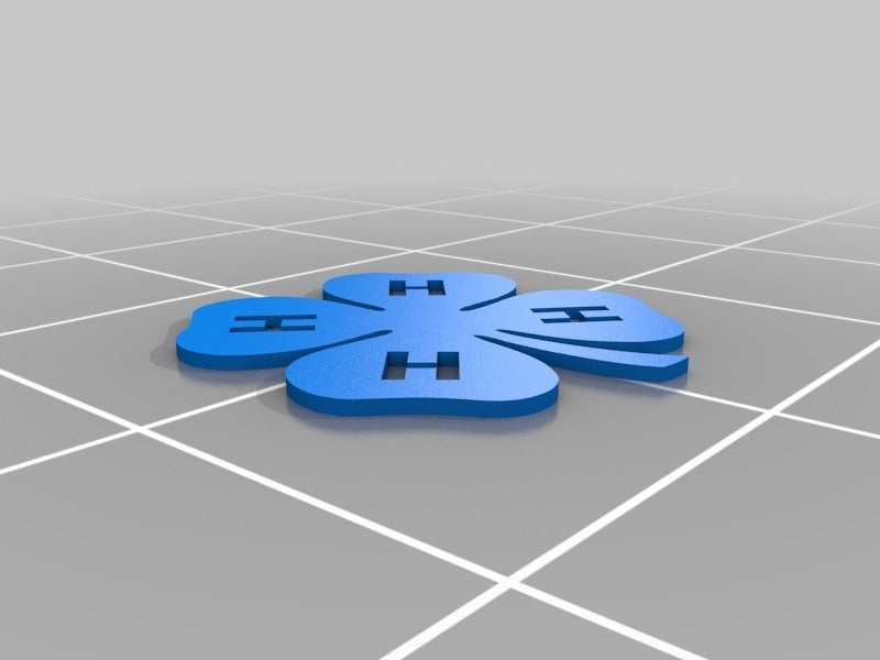 🆒 4-H Logo・Free STL File for ・Cults