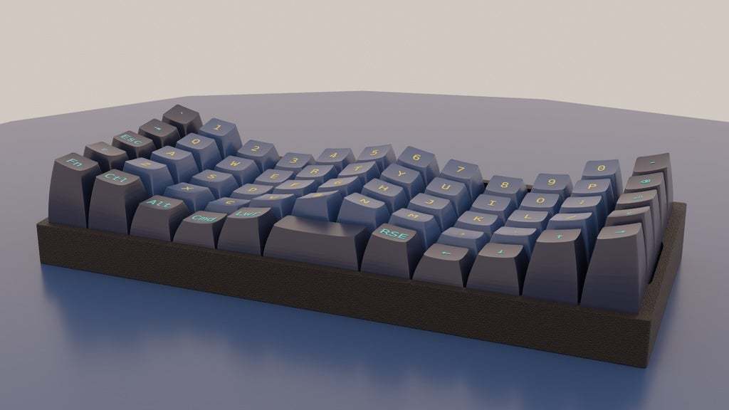 Free STL file Retrofit Preonic Ergonomic Keycaps 🔧 ・3D printable model ...