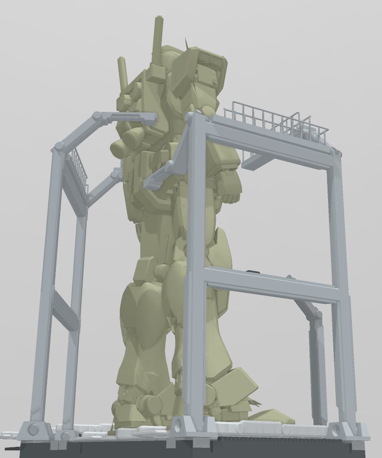 🤖 -MHB06C- Mecha Hangar Bay 06 Hangar customizable・ STL File for ・Cults
