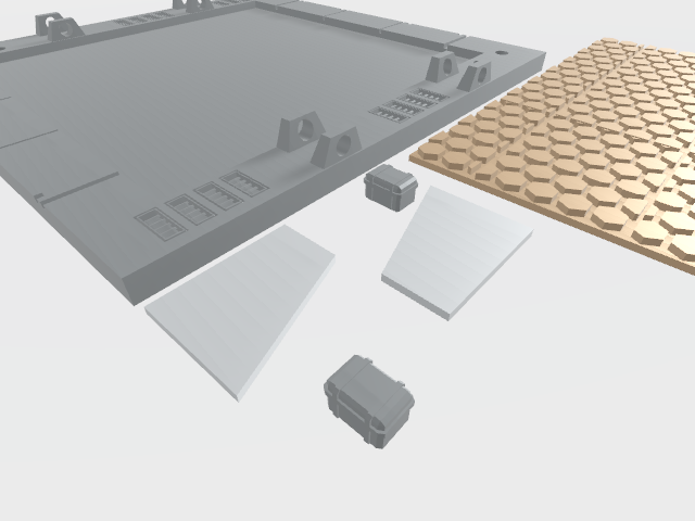 Free STL file Mecha Hangar Bay Base -MHB02 B-only- 🏛️ (OBJ)・3D printing ...