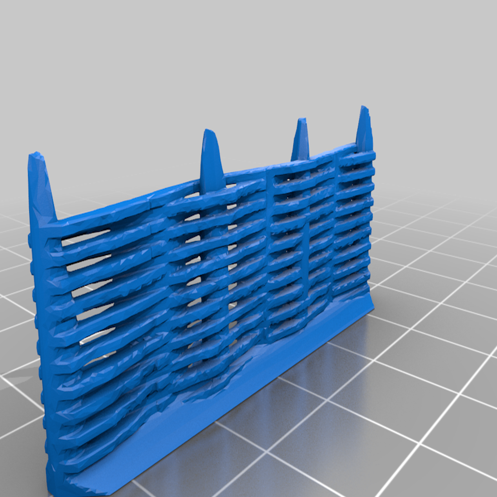 🪵 Wooden Fences for 28mm miniatures gaming・Free STL File for ・Cults