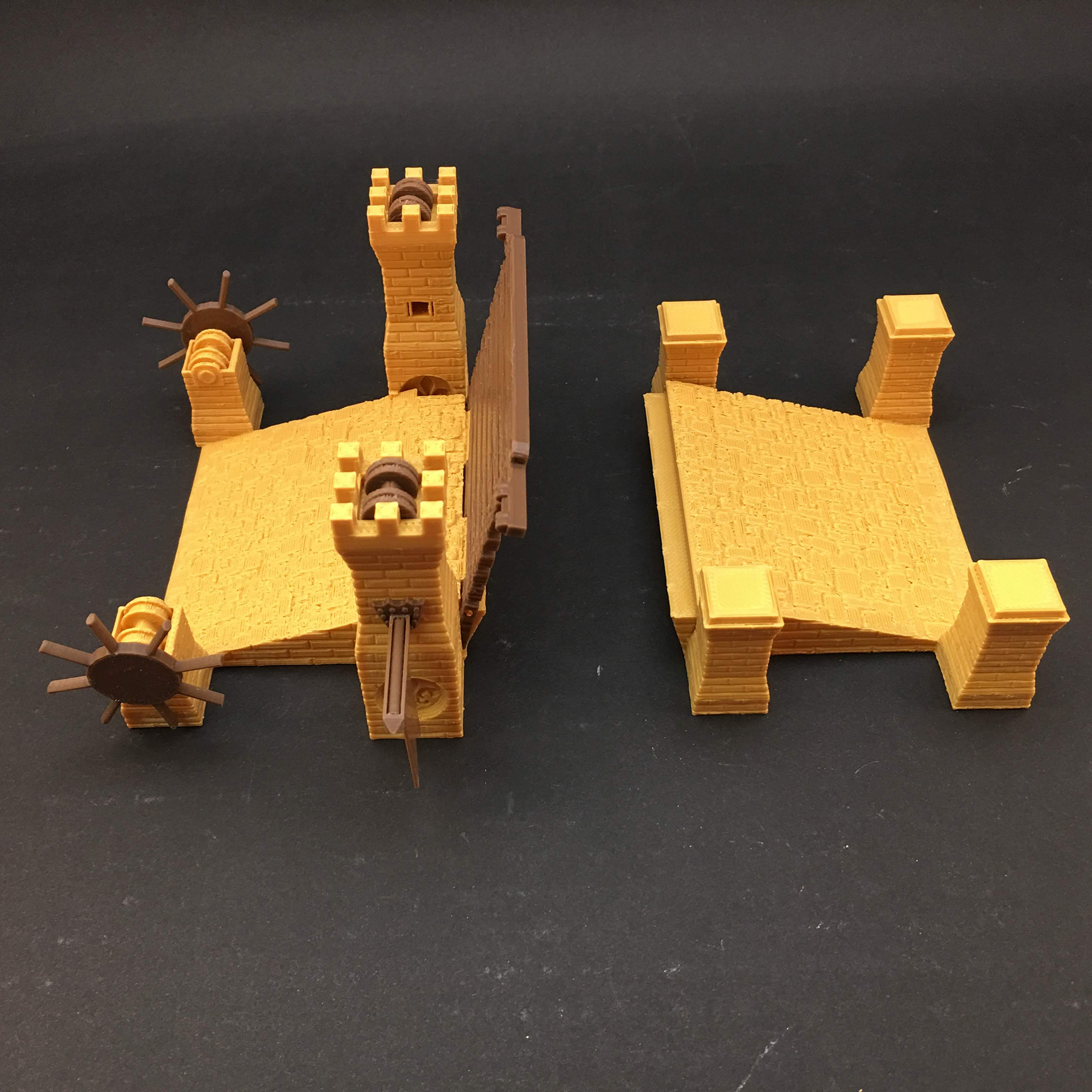 ♟ Drawbridge for 28mm miniatures gaming・Free STL File for ・Cults