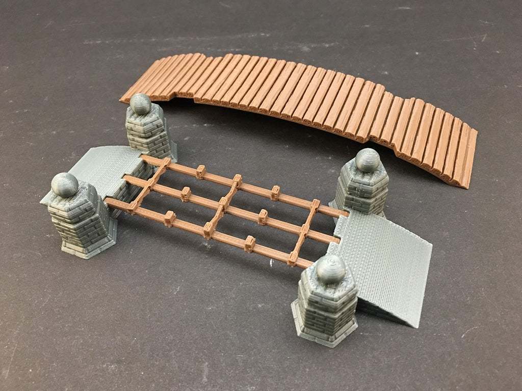 Free STL file Arched Bridge #1 for 28mm miniatures gaming 🌉 ・Model to ...