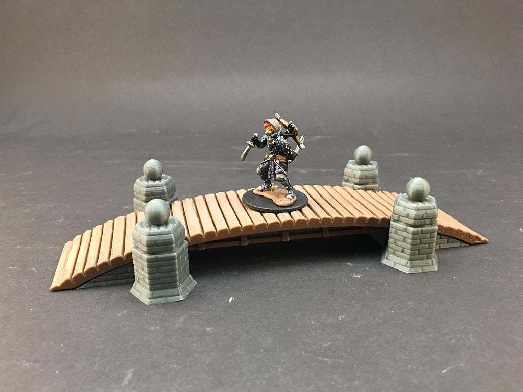 Free STL file Arched Bridge #1 for 28mm miniatures gaming 🌉 ・Model to ...