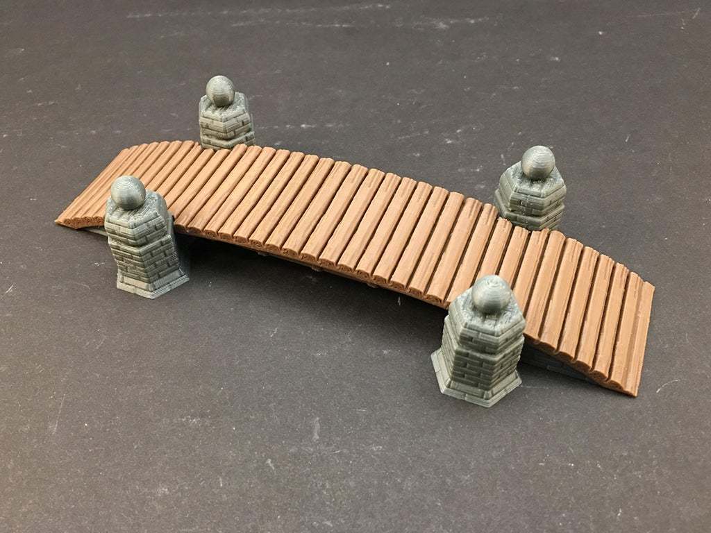 Free STL file Arched Bridge #1 for 28mm miniatures gaming 🌉 ・Model to ...