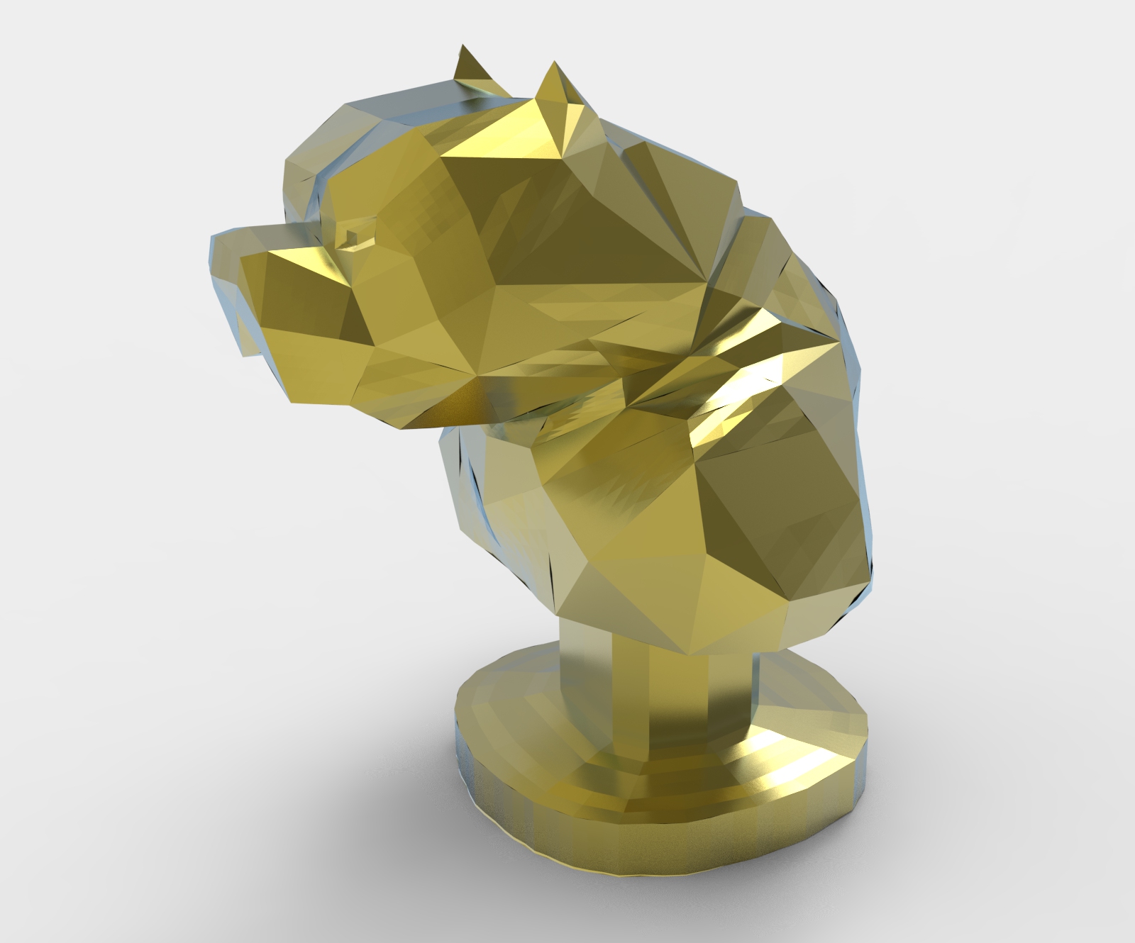 Archivo STL BULLY BUST LOW POLY 👤 ・Modelo para descargar e imprimir en ...