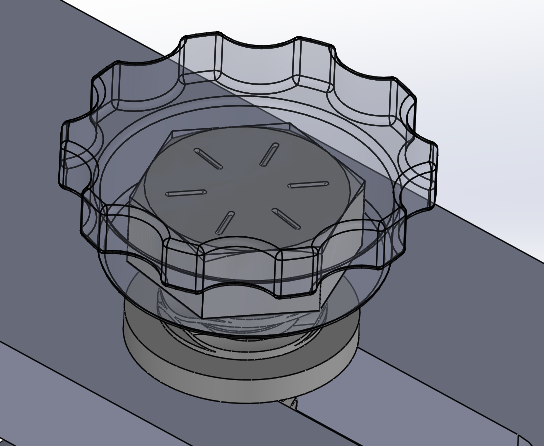 Free STL file Knob for 1/4" bolt head 🔩 ・Template to download and 3D ...