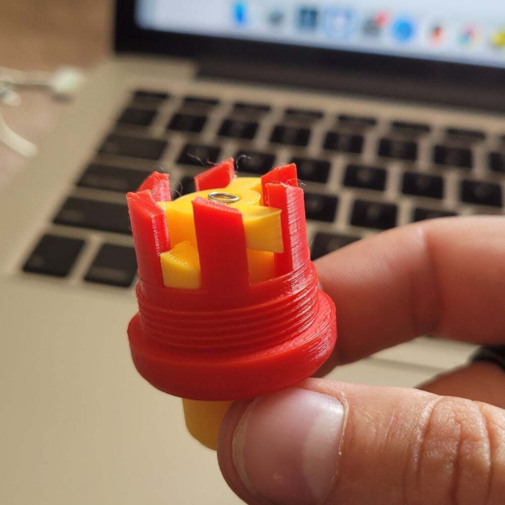 👌 Super Momentary, Super Clicky Fidget Button (Remix)・Free STL File for ・Cults