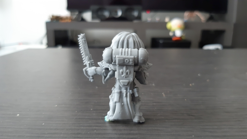 3D printing The cutest chibi battle nun • made with Creality LD-002R・Cults