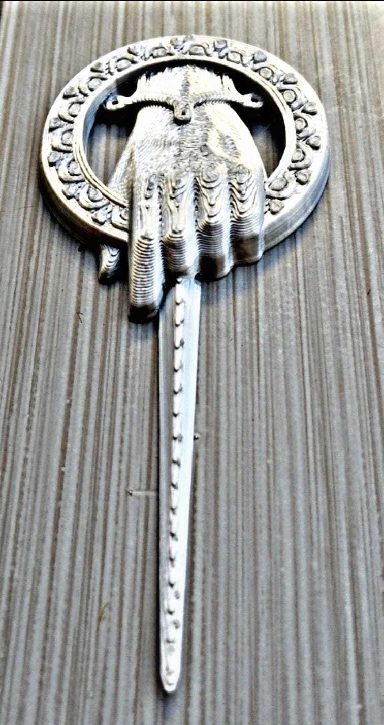 3D print hand of the king GOT • made with Ender 3 pro・Cults