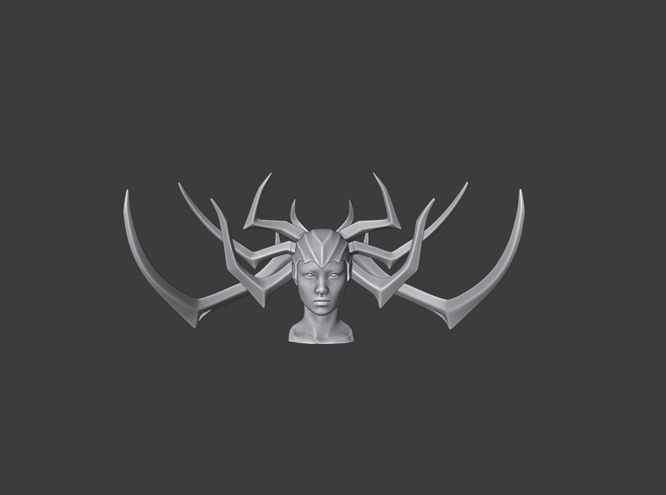 🪖 Thor Ragnarok Hela helmet / headdress・ STL File for ・Cults