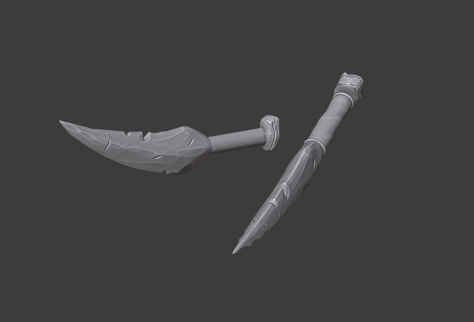 3D file Bone knife - dagger 🦴 ・Model to download and 3D print・Cults