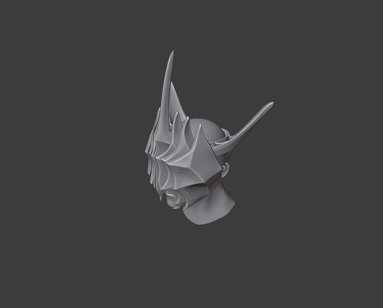 👄 Mouth of Seuron Helmet - fully modular・ 3D File for 3D printing・Cults