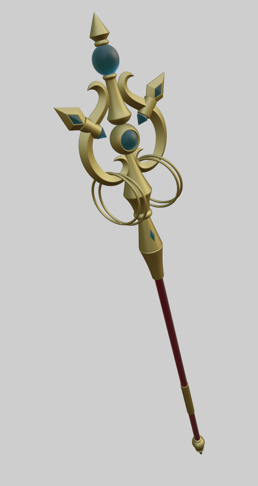 3D file Goblin Slayer Priestess Staff 👺 ・3D printable model to download ...