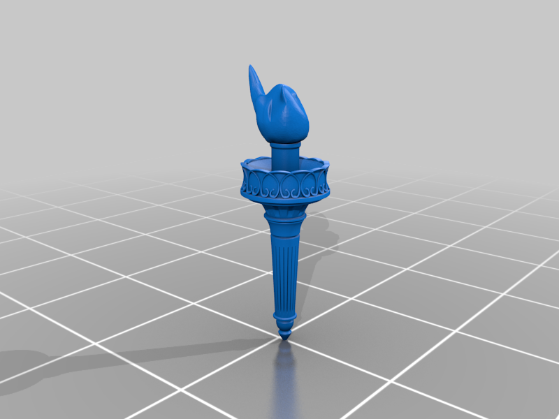 🗽 Statue of Liberty torch・Free STL File for ・Cults
