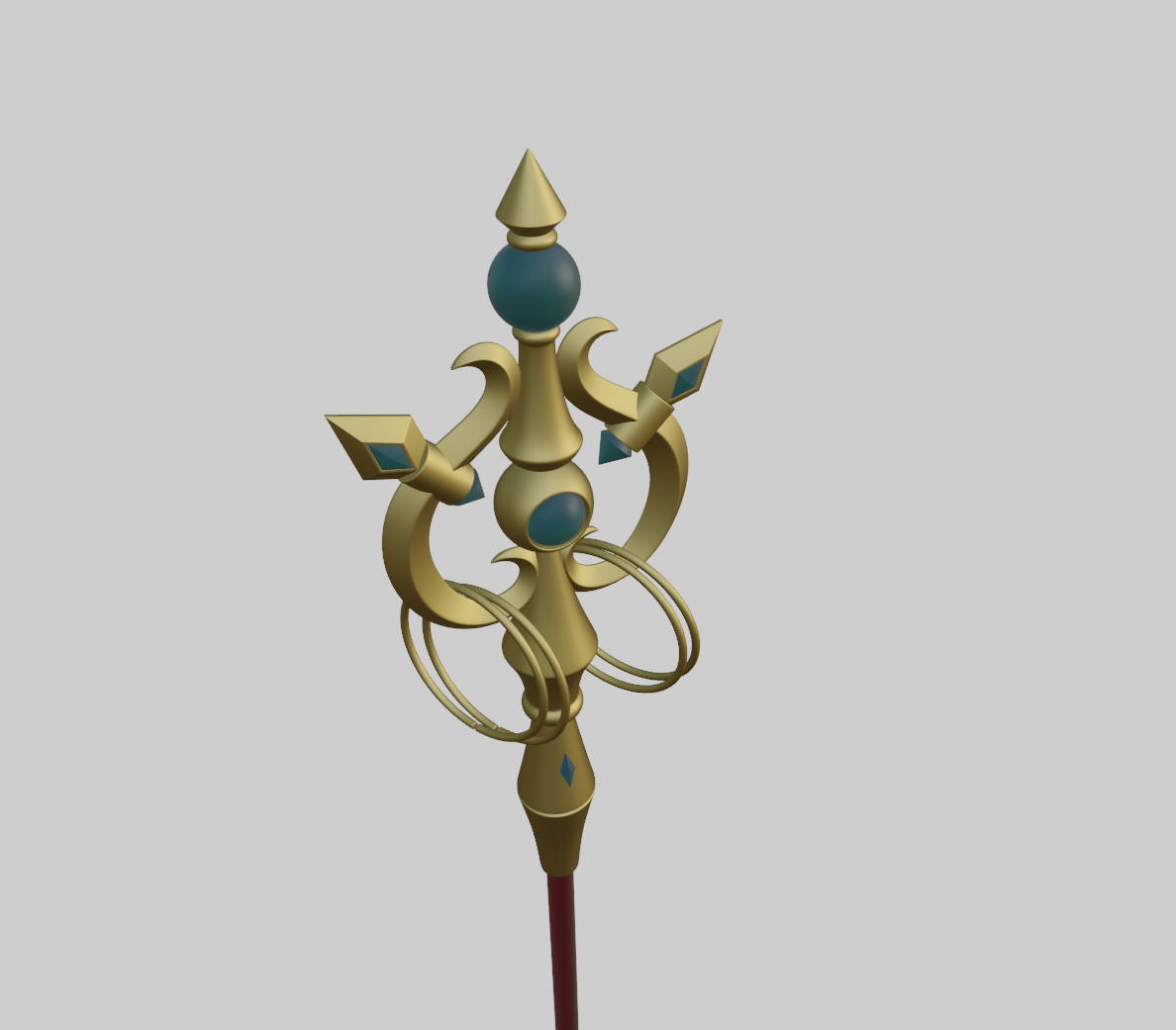 3D file Goblin Slayer Priestess Staff 👺 ・3D printable model to download ...