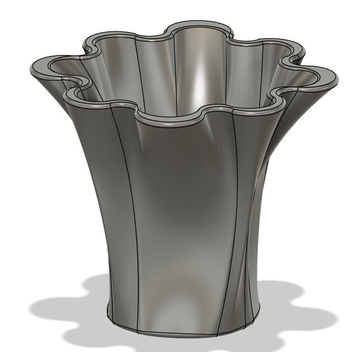 🏺 Wavey Vase 2025・Archivo 3D Gratis para ・Cults