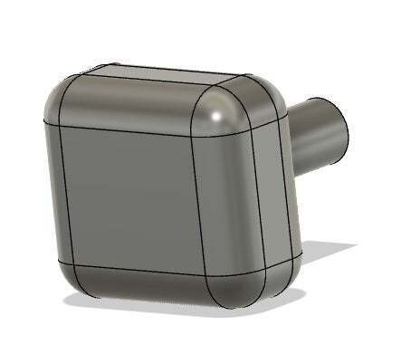 Free STL file Square Button Handle 🟪 ・3D printing model to download・Cults