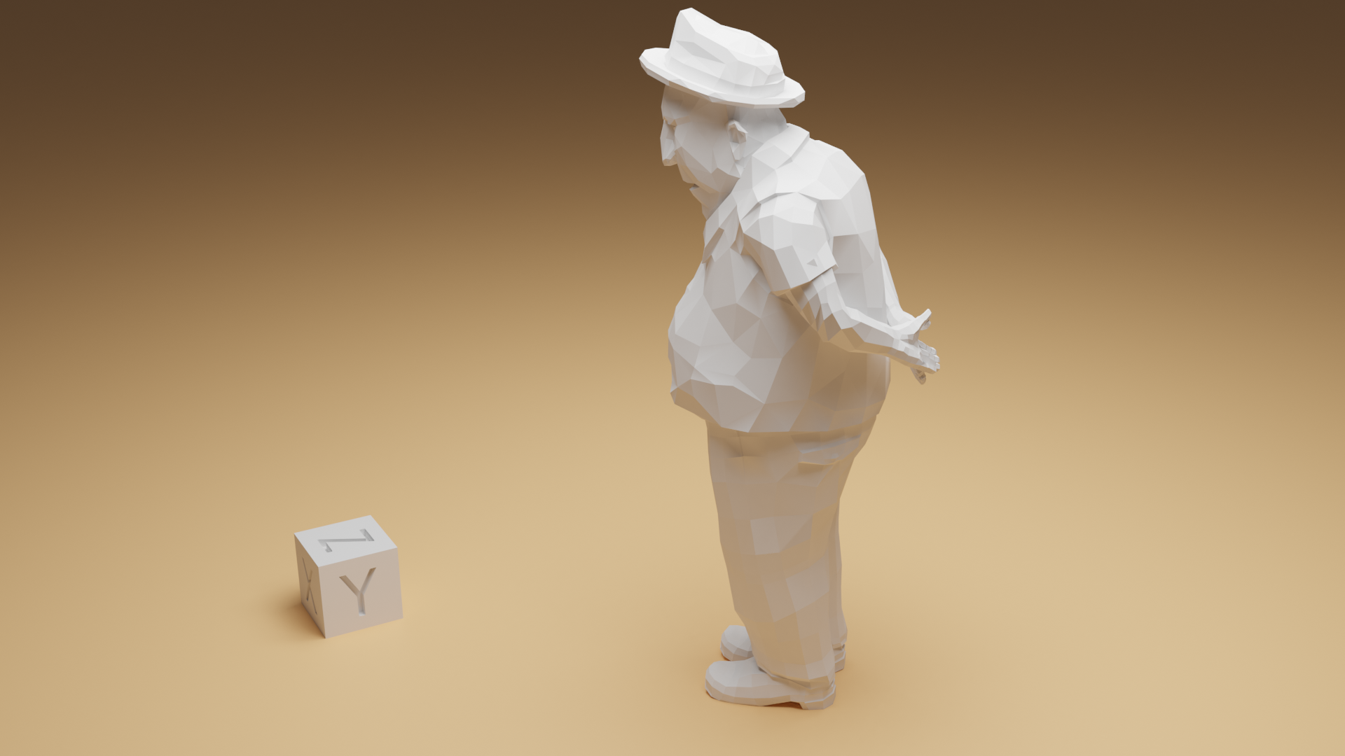 STL file Umarell Boss 👨 ・Design to download and 3D print・Cults