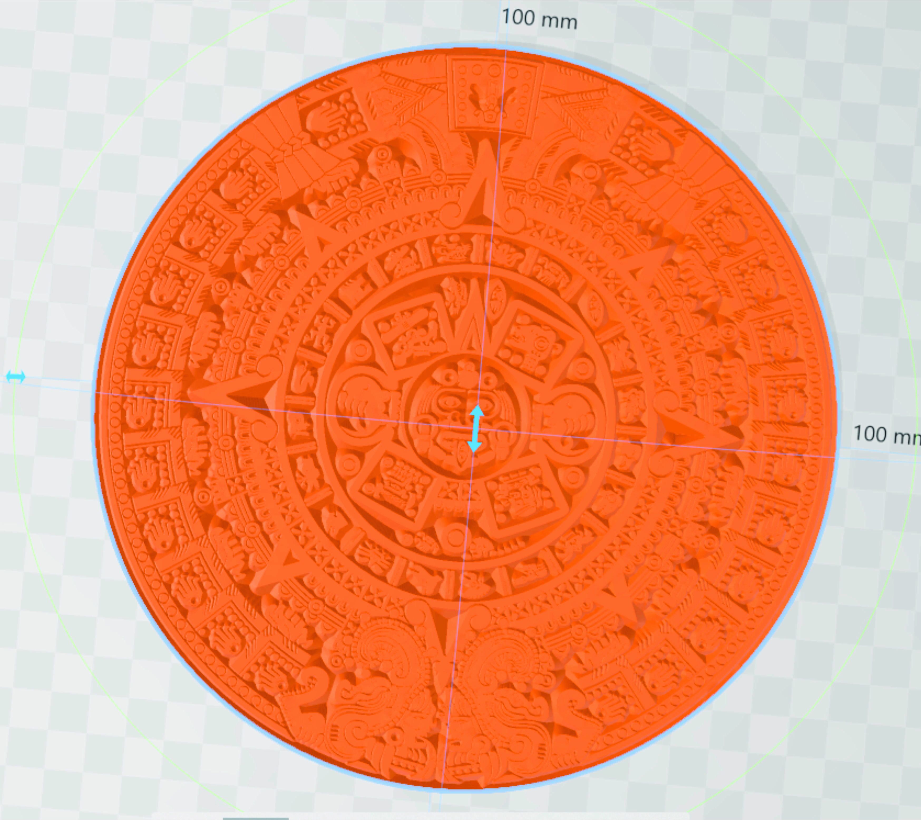 Free STL file Aztec calendar 📅 ・Design to download and 3D print・Cults